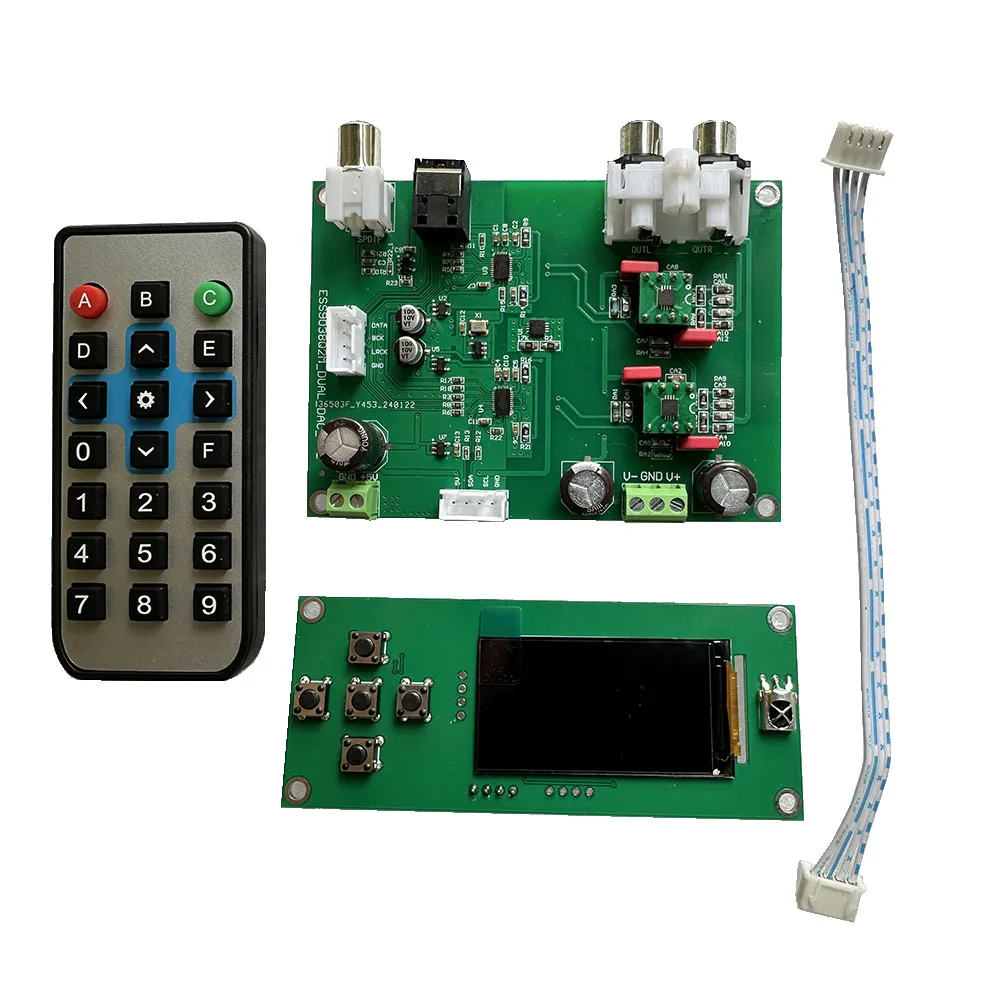 Dual-ES9038Q2M-DAC-Decode-OPA1612-2-OP-AMP-SPDIF-IIS-Optical-Fiber ...
