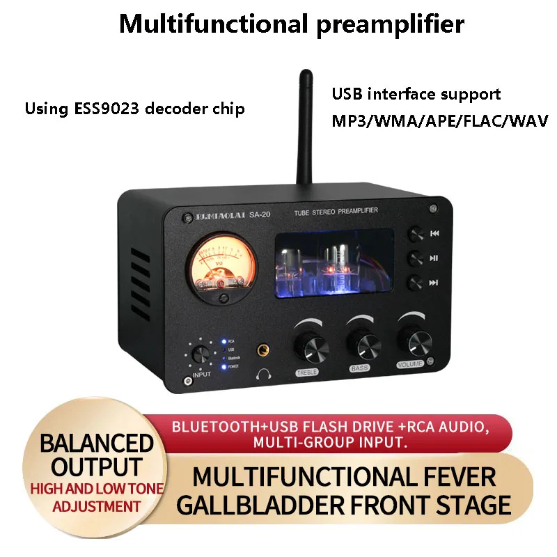 HIFI-Preamp-Electronic-Tube-Amplifier-Supports-Wireless-Bluetooth-USB ...