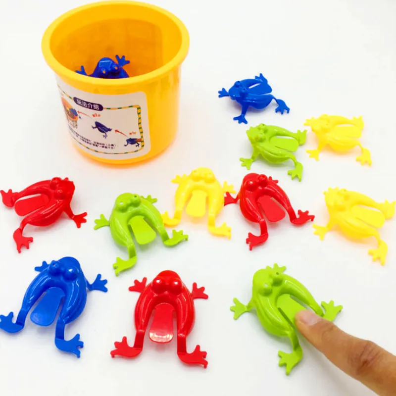 13pcs Plastic Animal Toy Jumping Frogs Abs Kids Plastic Frog Family ...