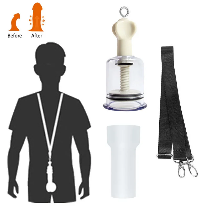 Penis Pump Extender Enlarger Belt Hanger Handle Vacuum Cups Stretcher ...