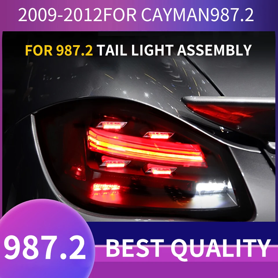 Car-LED-Taillights-For-Porsche-Cayman-987-2-2009-2012-DRL-Rear-Dynamic ...
