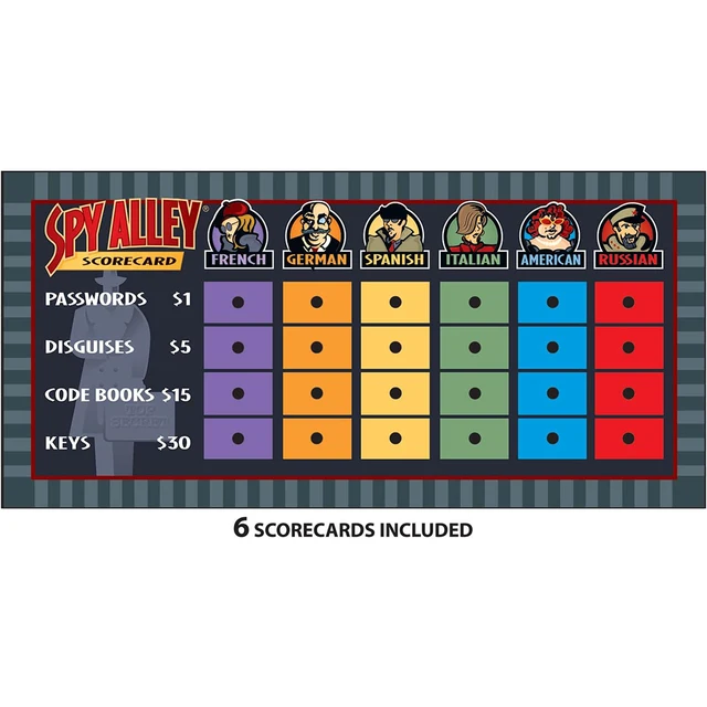 Spy Alley Board Game Mensa Award Winning Family Strategy Game Classic ...