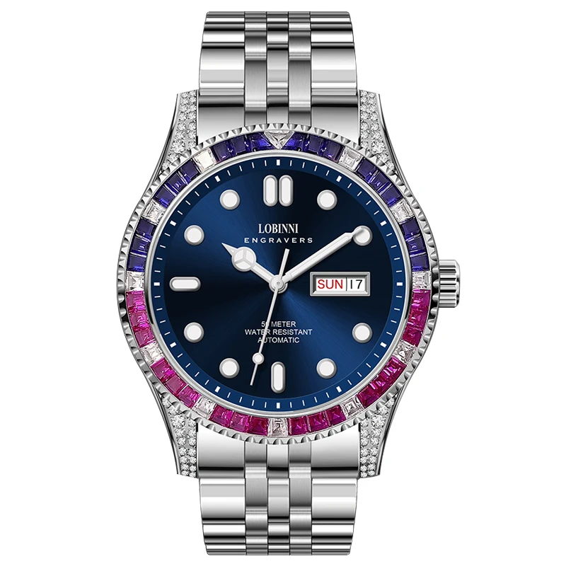 Lobinni-Men-Automatic-Watch-42-5mm-Luxury-Mechanical-Wristwatch-50m ...