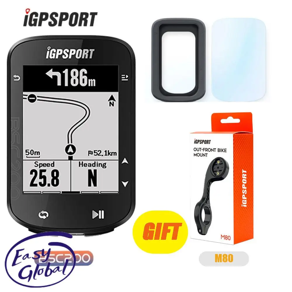 IGPSPORT-BSC200-Bicycle-Computer-Outdoor-Riding-Odometer-Speed-Sensor ...