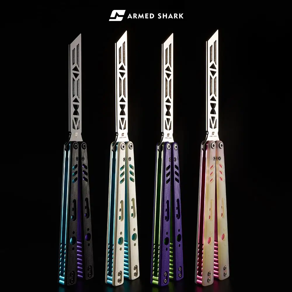 Armed-Shark-Aluminum-Channel-BRS-Replicant-REP-Balisong-Clone-Butterfly ...