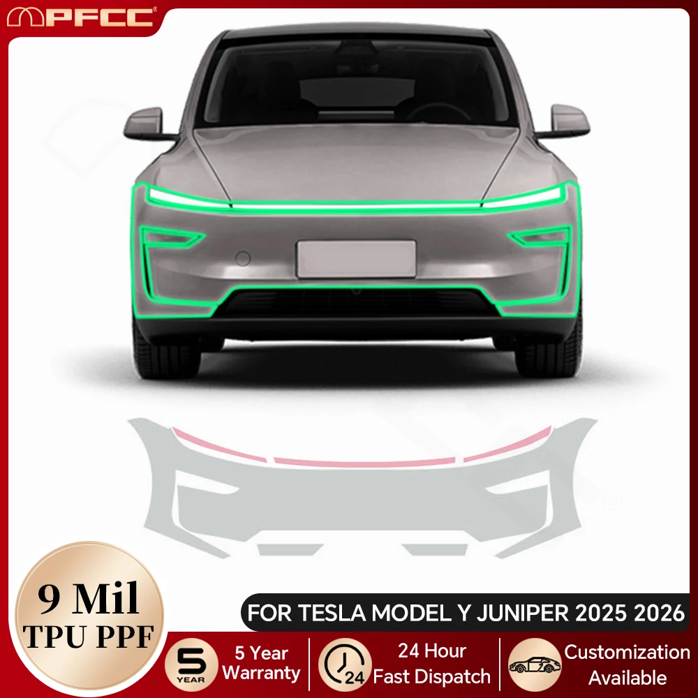 9Mil Pre-cut PPF TPU Scratch Resistant Paint Protection Film for Tesla ...