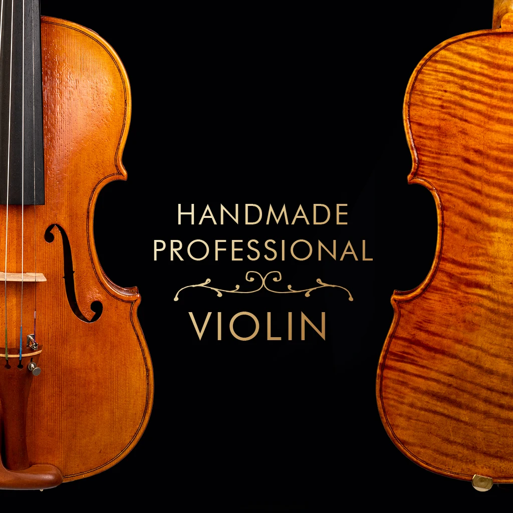 Perfect Handcraft 4/4 Violin Antique Style Violin One Piece Back Flamed ...