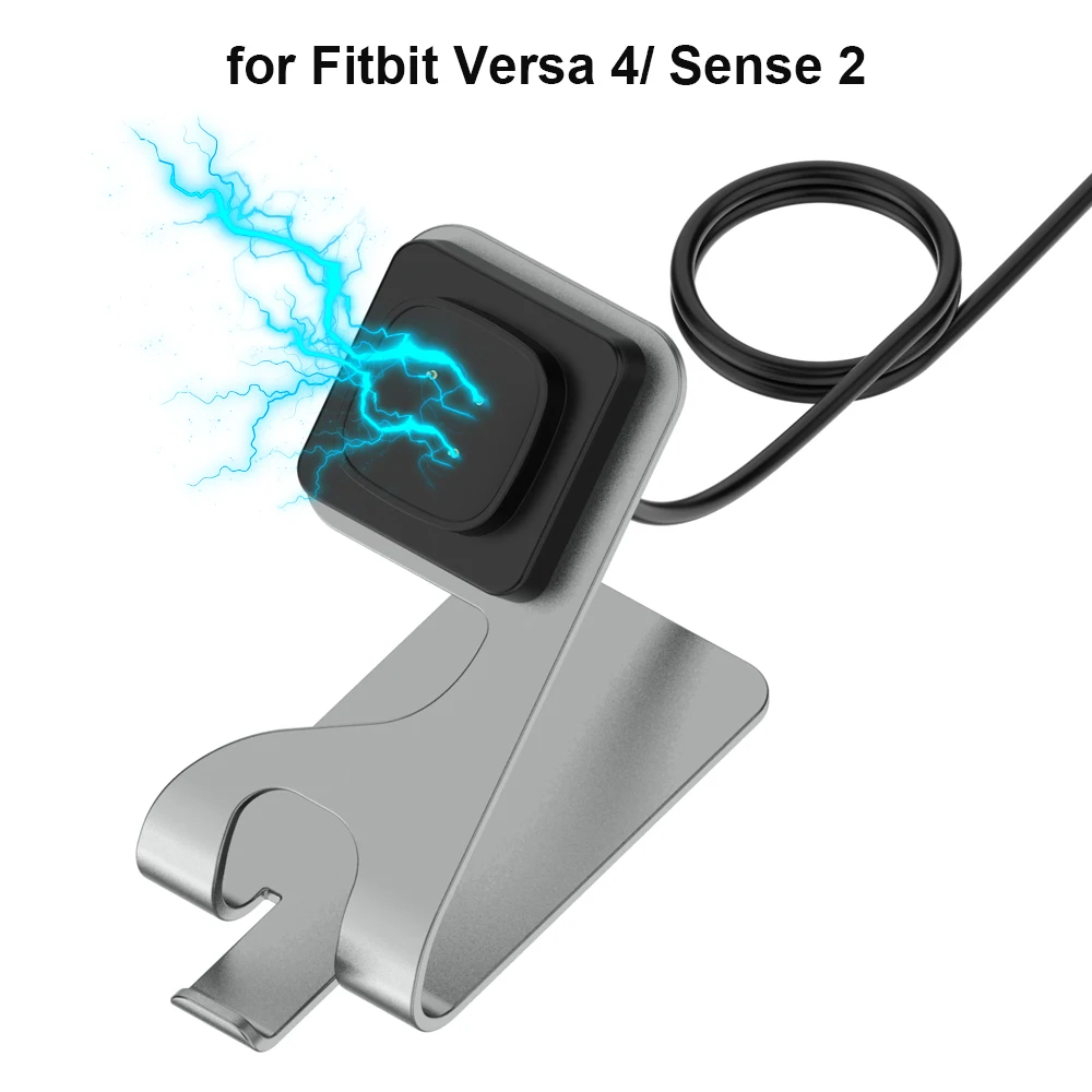 Charger Dock for Fitbit Versa 4/Versa 3/Sense 2/Sense Replacement ...