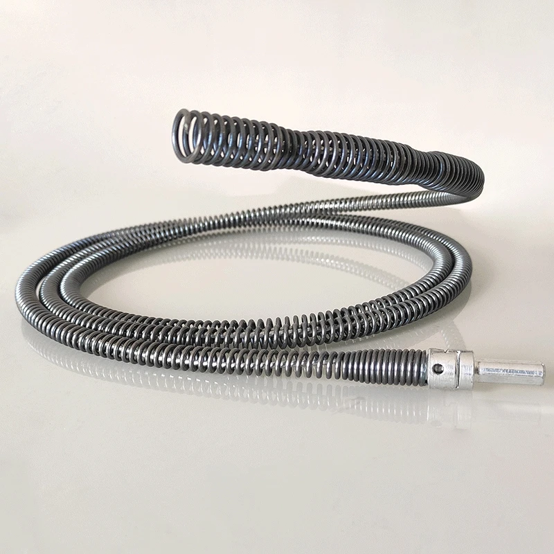 Sewer-Dredging-Spring-Electric-Drill-Drain-Cleaner-Machine-Extension ...