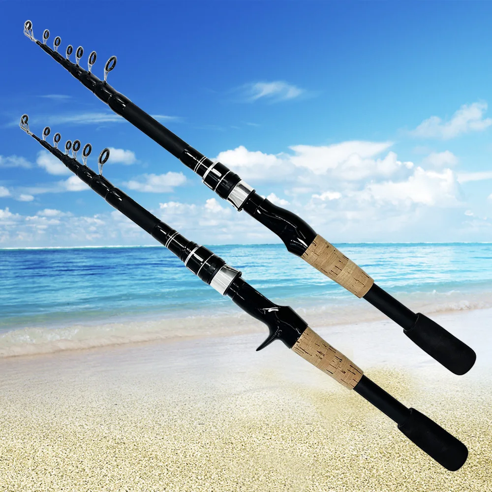 Teleskopik-Baitcasting-olta-Ultralight-a-rl-k-iplik-olta-karbon-karbon ...