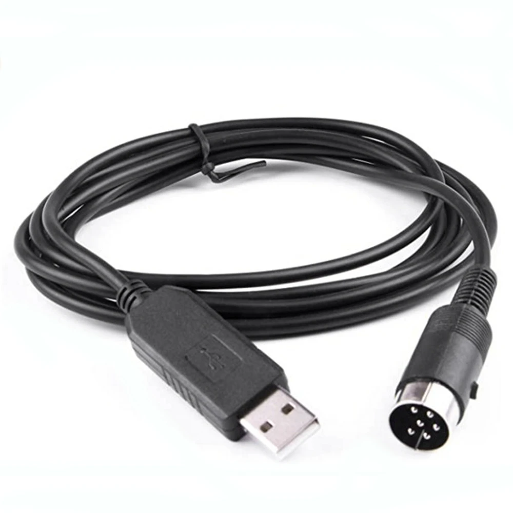 Sinforcon USB RS223 Adapter Cable with DIN 6P Radio CAT Control for ...