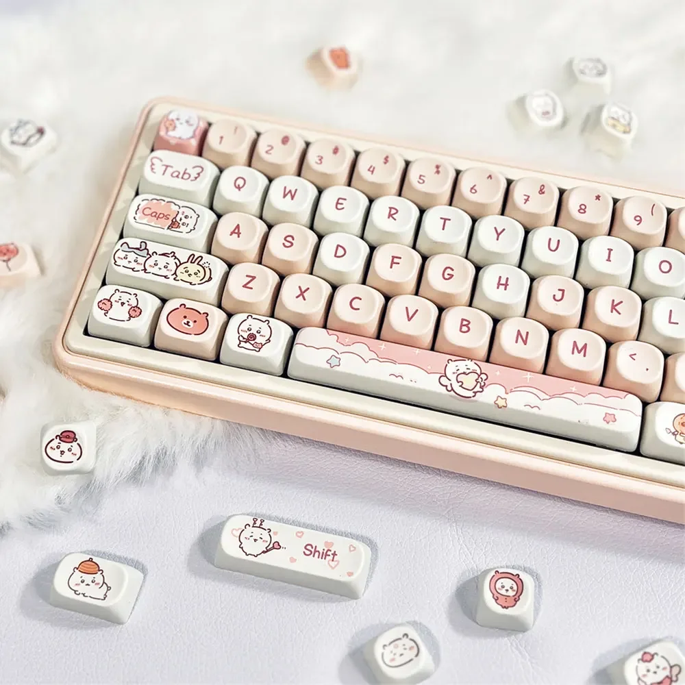 Cute Chiikawa Usagi Keycap Keyboard Decoration - Chiikawa Plush