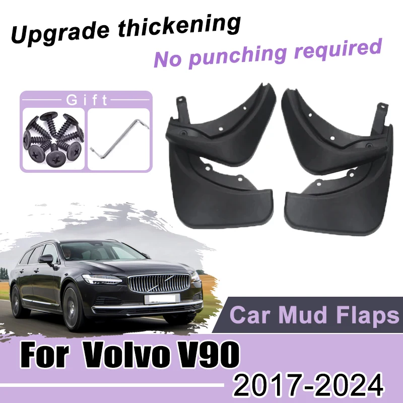 4X For Volvo V90 Accessories 2017~2024 2023 2022 2021 2020 2019 Car ...