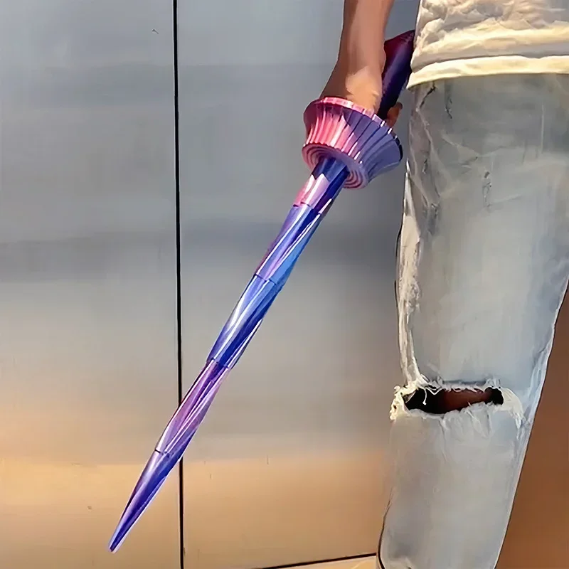 Printing-Katana-3D-Printing-Spiral-Sword-Gravity-Retractable-Sword ...