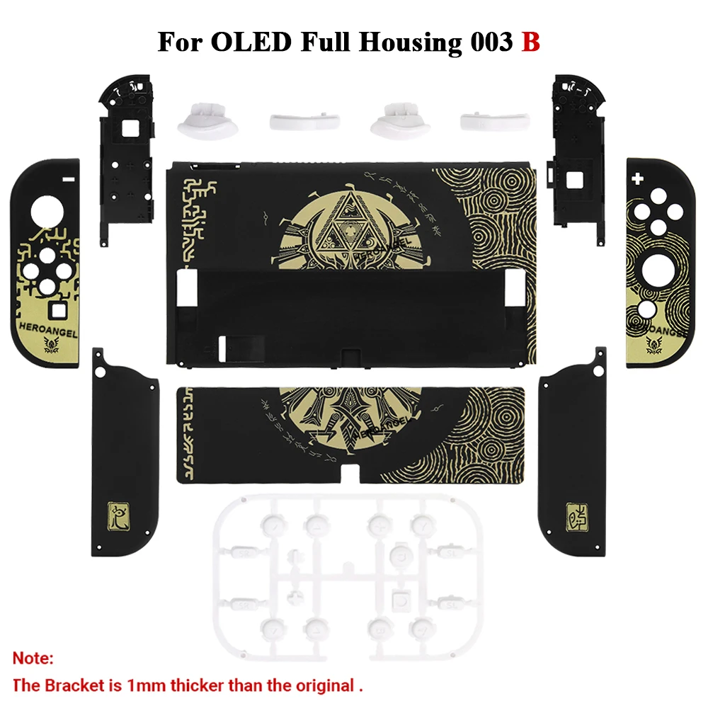 Limited Edition Diy For Switch Oled Backplate Replacement Housing Shell ...