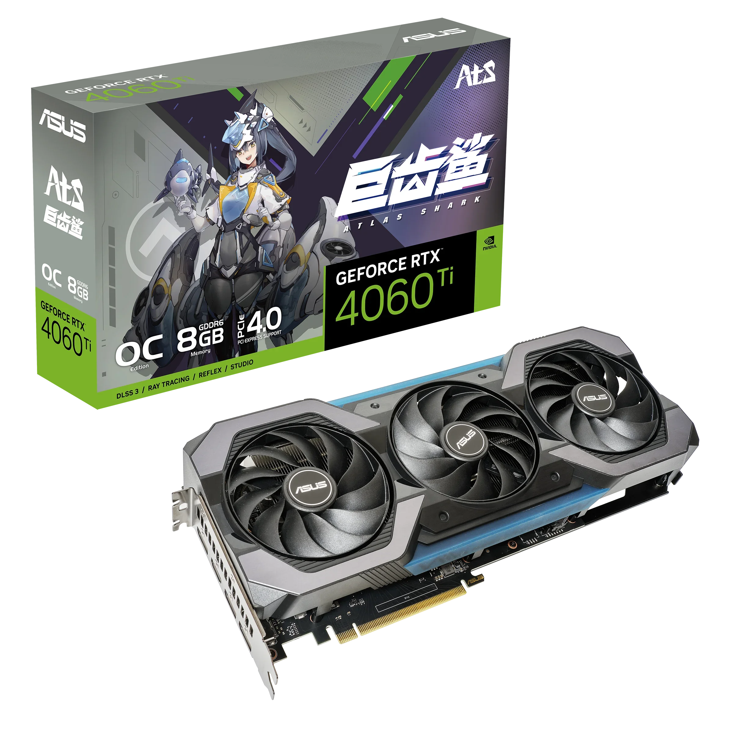 New-ASUS-Graphics-Card-Dual-GeForce-ATS-RTX-4060-Ti-OC-8GB-GAMING-GDDR6 ...