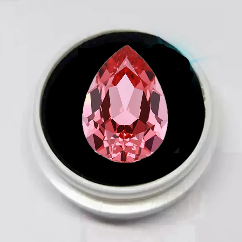 Unheated Pink Sapphire Gem Pear Shape 13x18mm Natural Loose Gemstone ...