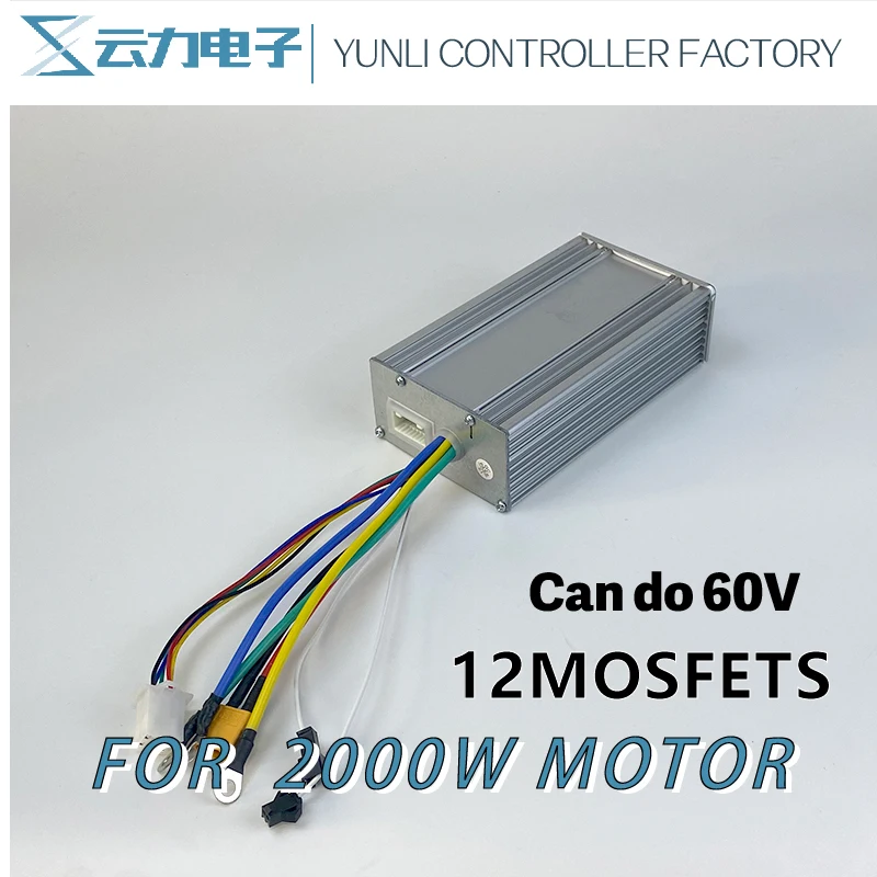 Ordoospeed 60v Brushless Foc Sinewave Controller Yunli For 3000w Motor ...