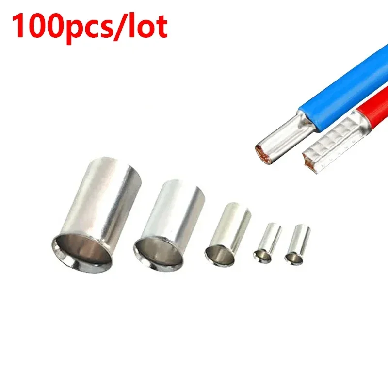 100PCS-EN-Series-Non-Insulated-Wire-Connector-Ferrules-Electrical-Cable ...