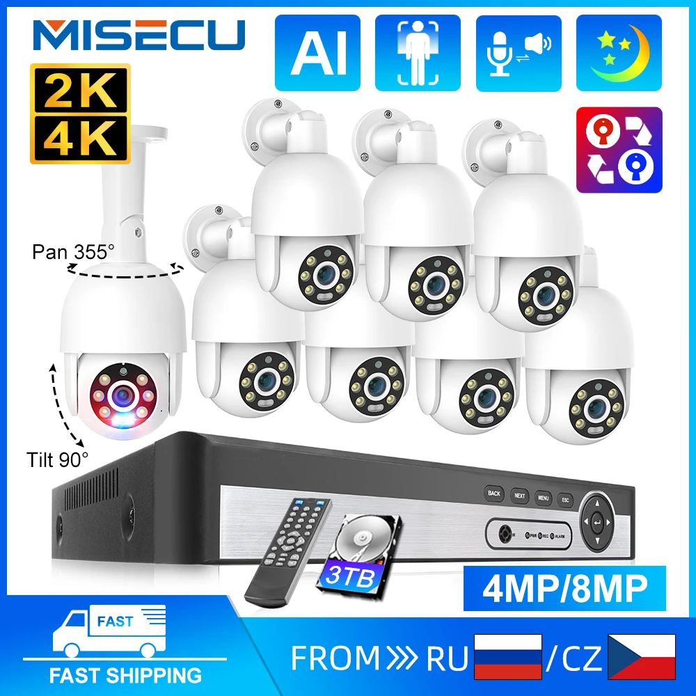 MISECU-Security-Camera-System-8CH-4MP-8MP-4K-POE-NVR-2-Way-Audio-AI ...