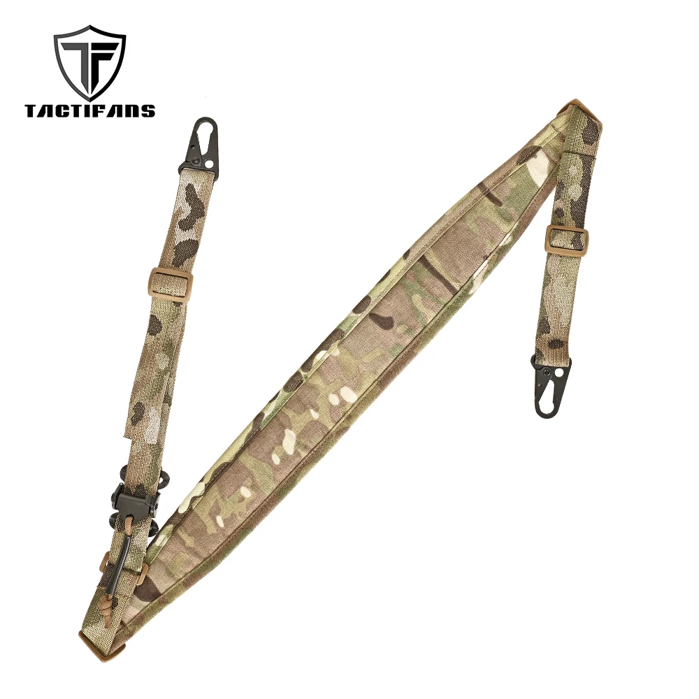 2-Point-Modular-Rifle-Sling-Heavy-Duty-Clash-Hook-Padded-Shoulder-Strap ...
