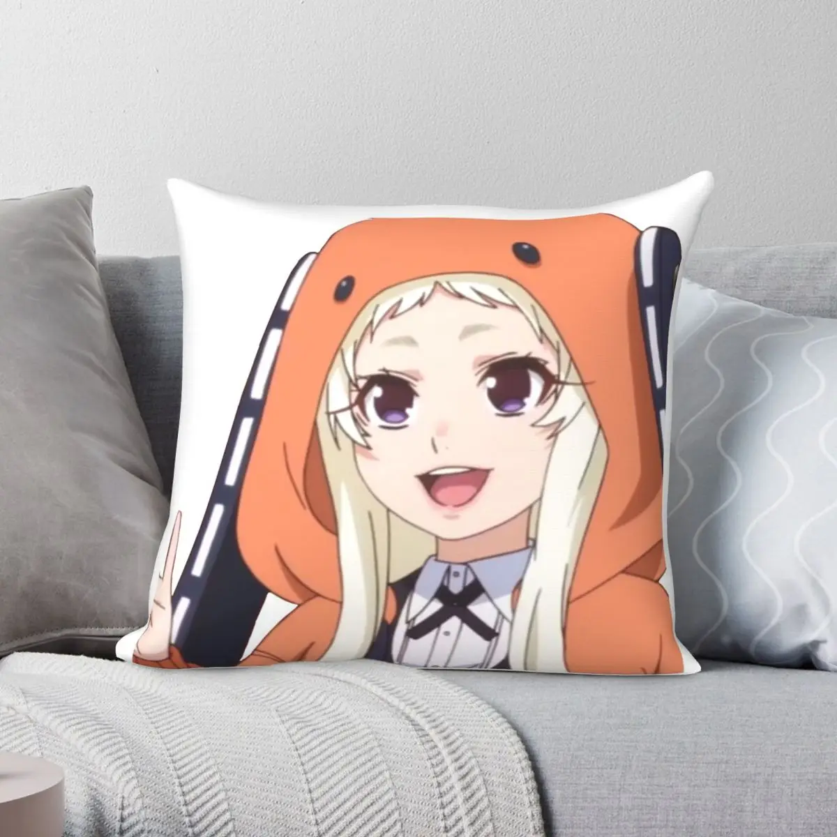 Kakegurui-Runa-Yomozuki-Pillowcase-Polyester-Linen-Velvet-Pattern-Zip ...