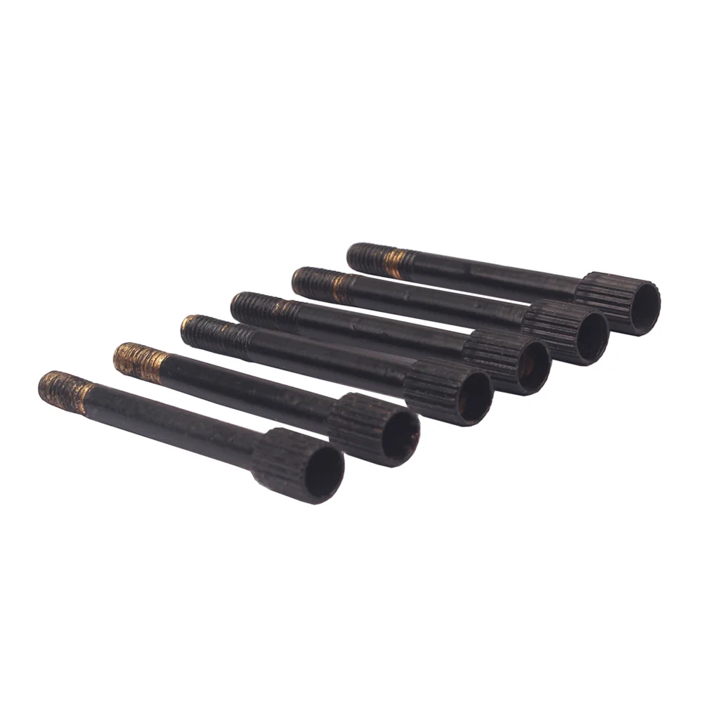 Black Metal Double Tremolo Bridge Saddle String Lock Screws Clamp Screw ...