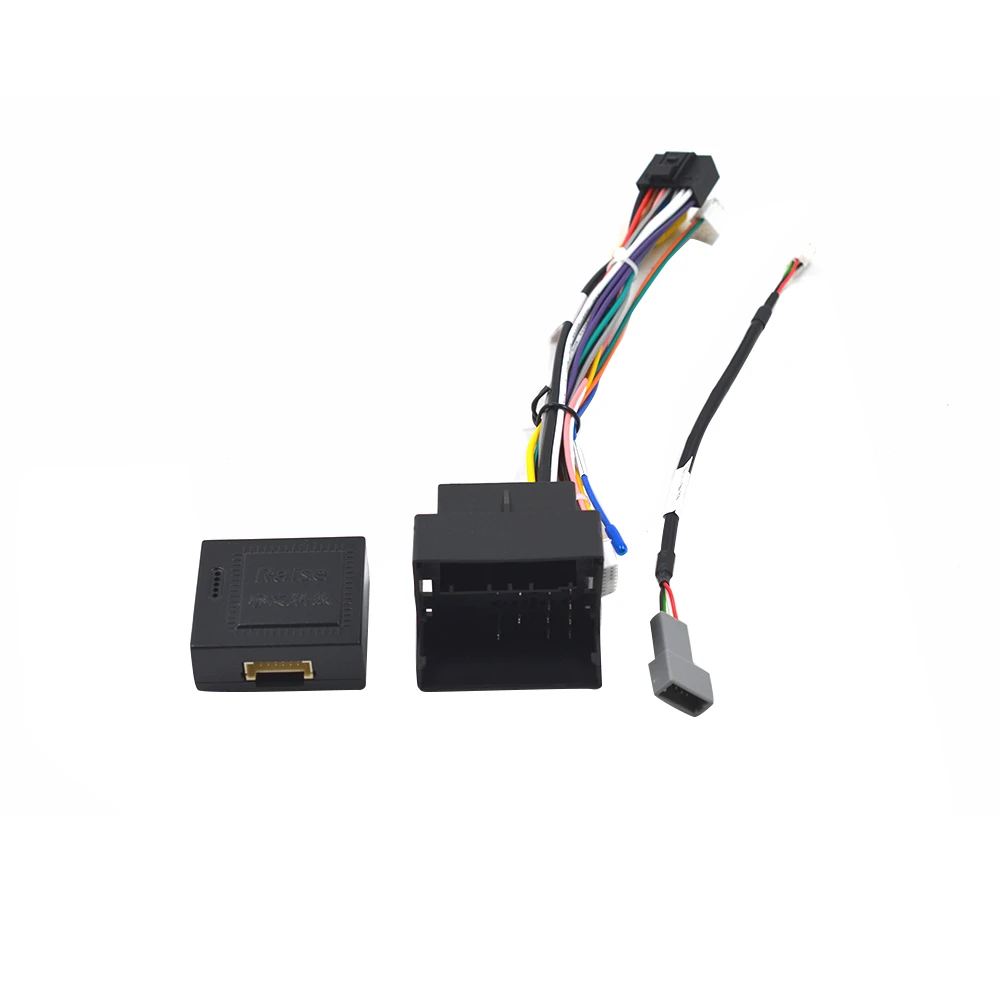 Car Wiring Harness Android Power Cable Adapter Canbus Box Decoder For ...