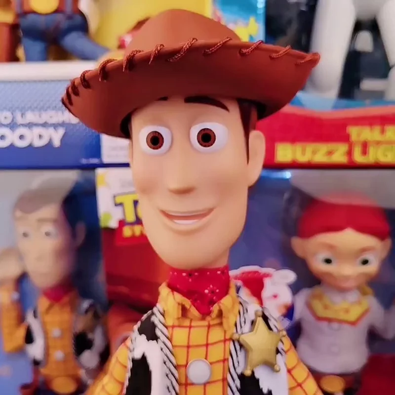 Disney Pixar Toy Story 4 Woody Jessie Buzz Lightyear Talking Action ...