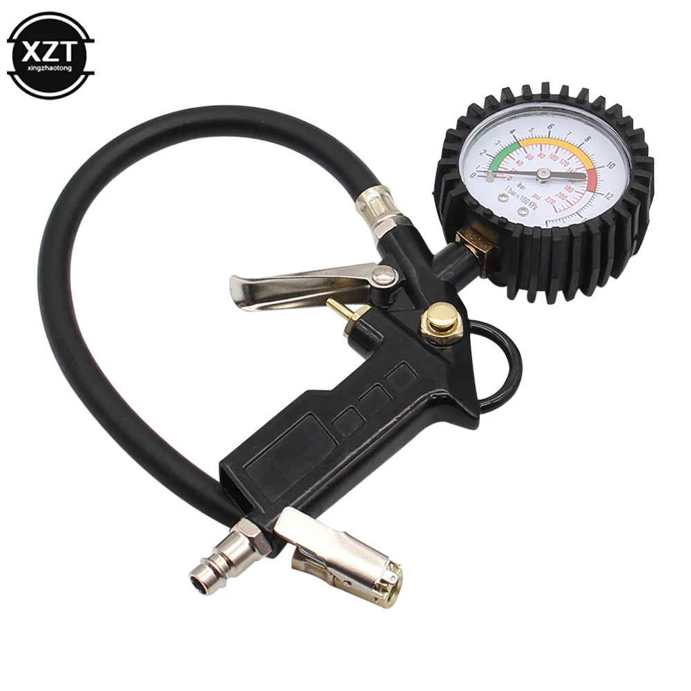 Auto Tire Pressure Gauge Pressure Gauge for Motorcycle Air Compressor ...