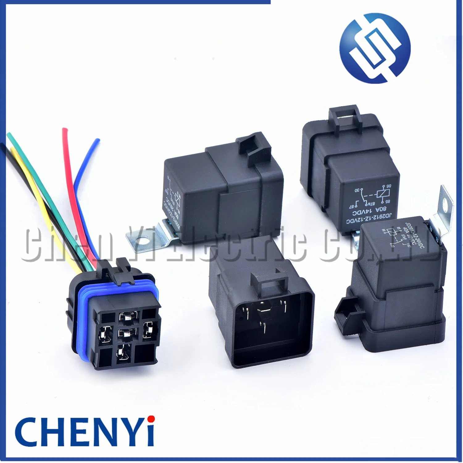 5-Pin-Automotive-Waterproof-Wiring-Connector-Plug-Socket-12V-24V-40A ...