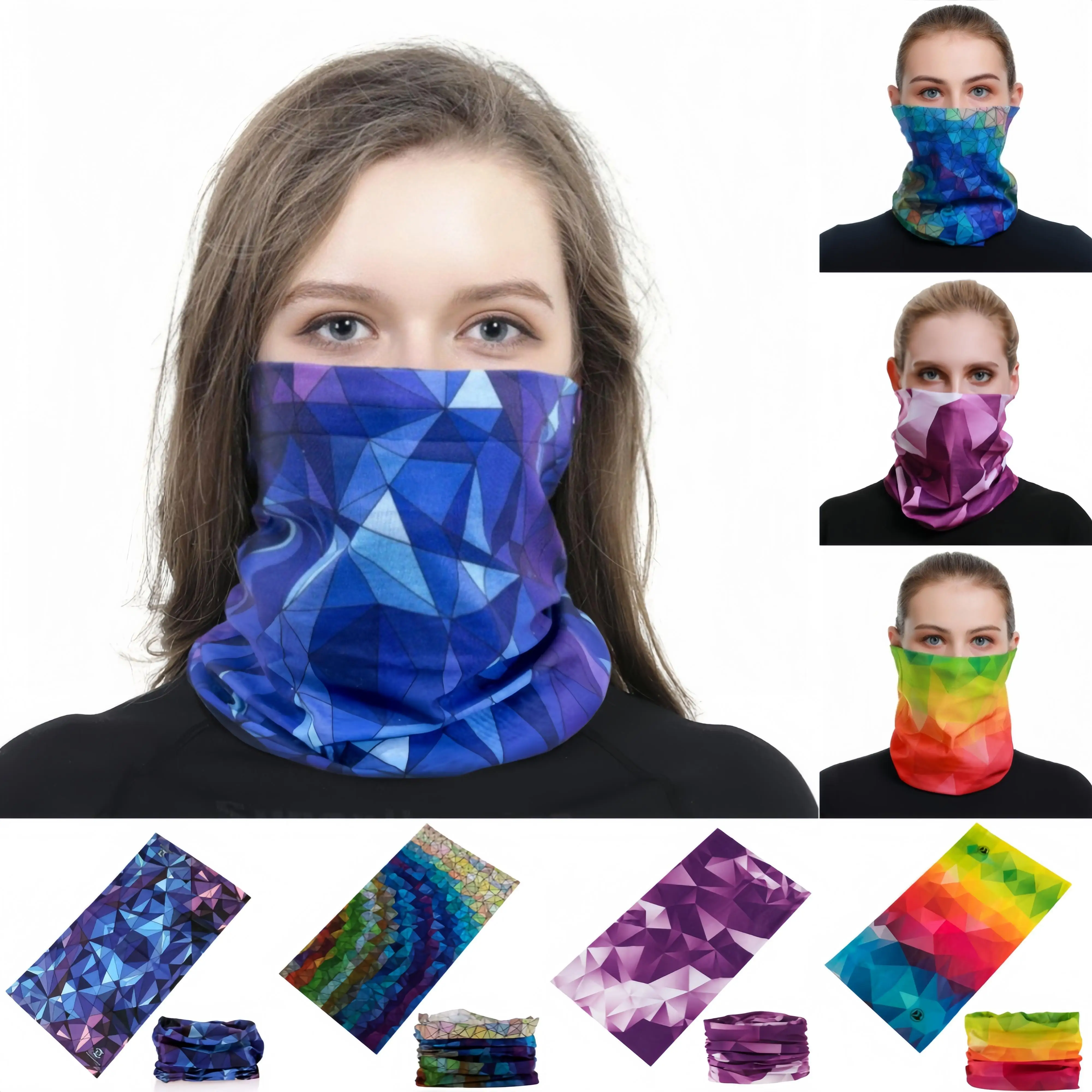 Magic Seamless Bandanas Head Scarf Cycling Face Shield Mask New Design ...