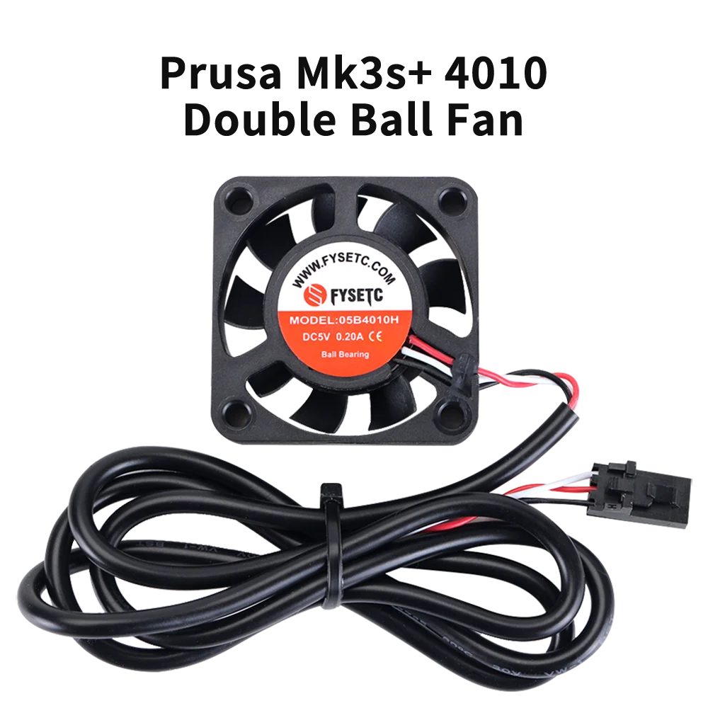 FYSETC Prusa i3 MK3+ 3D Printer Parts Super Silent Cooling Fan 4010 Hydraulic Ball Bearing Fan ...