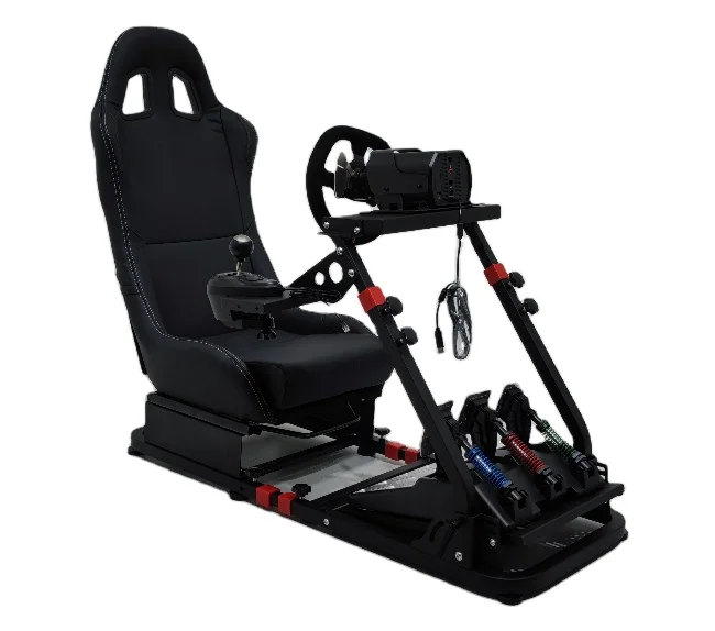 Hoge-Kwaliteit-Stuur-Stoel-Beugel-Rijden-Pedalen-Set-Auto-Stand-Gaming ...