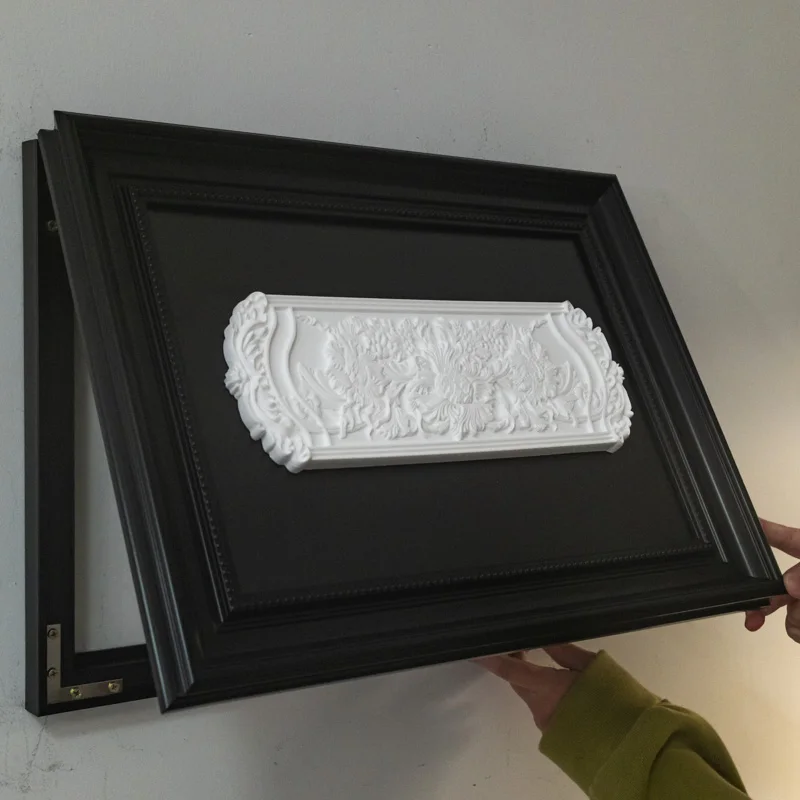 Retro Style Gypsum Relief Fuse Box Cover - Circuit Breaker Decorative ...