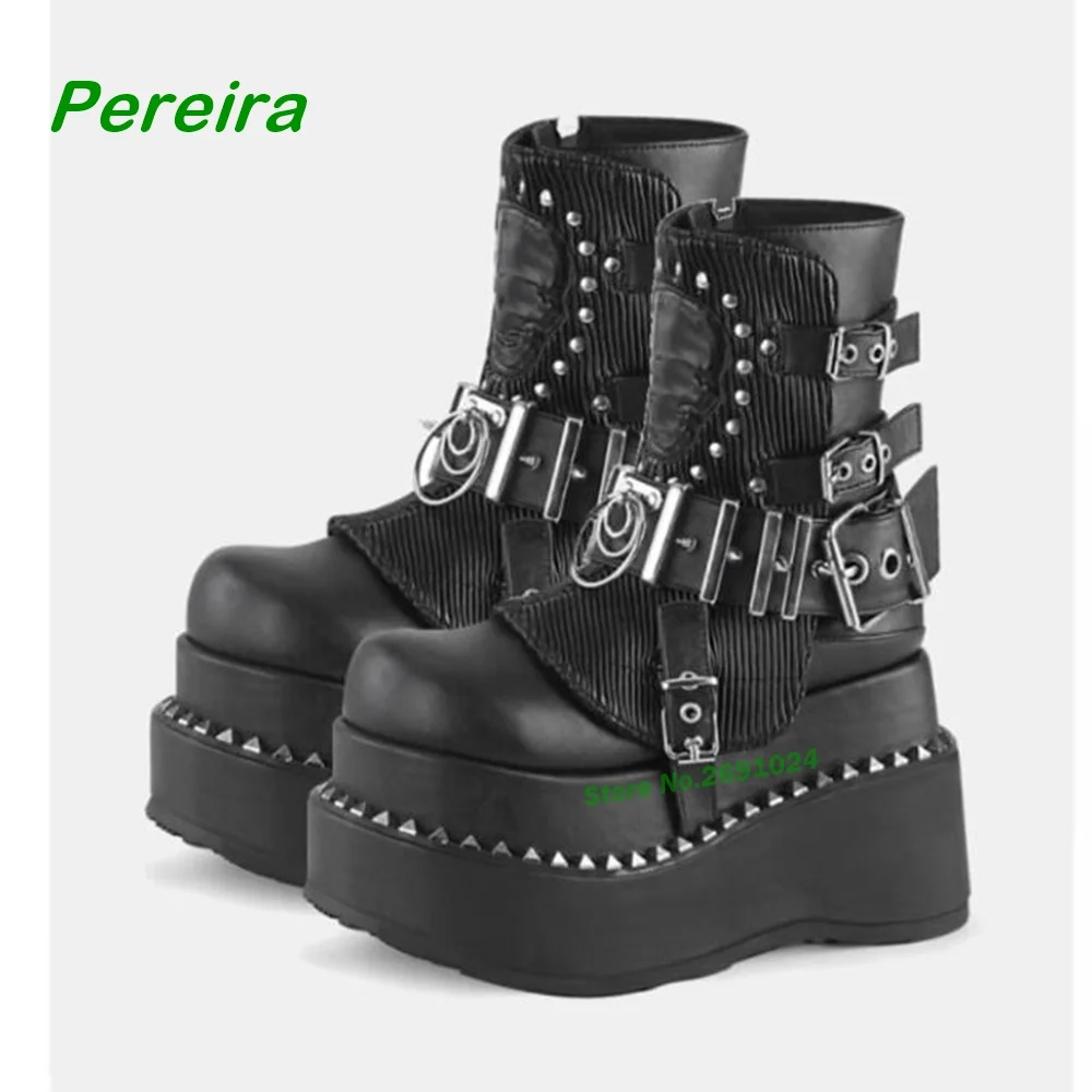 Dark-Punk-Style-Metal-Ankle-Boots-Platform-Gothic-Women-s-Motorcycle ...