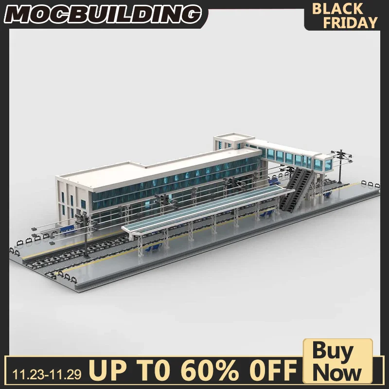 Moc-Modern-Central-Train-Station-Building-Block-Model-Bricks-DIY-Urban ...