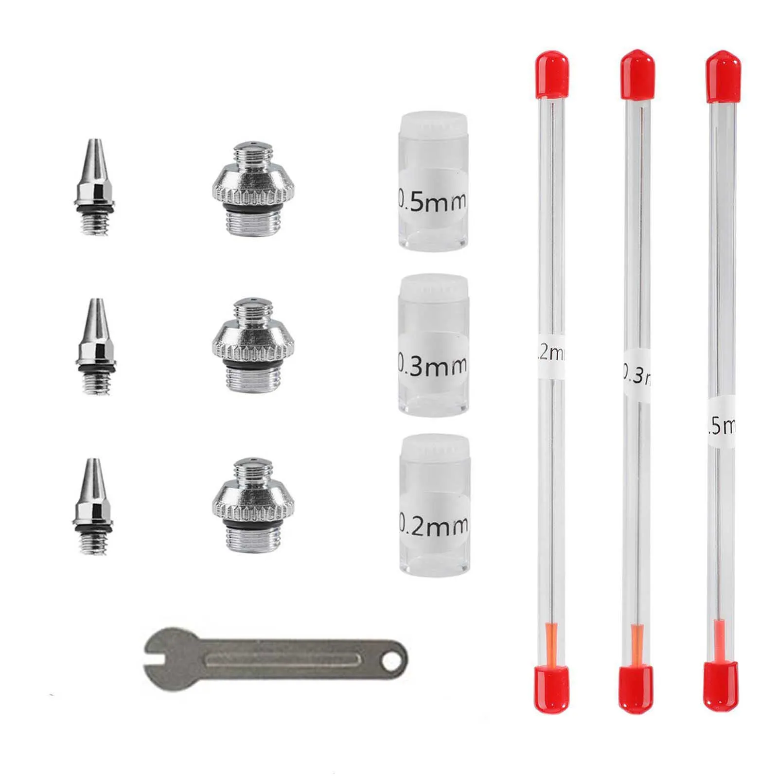 Airbrush-Accessories-Kits-0-2-0-3-0-5MM-Nozzle-Needle-Nozzle-Cap ...