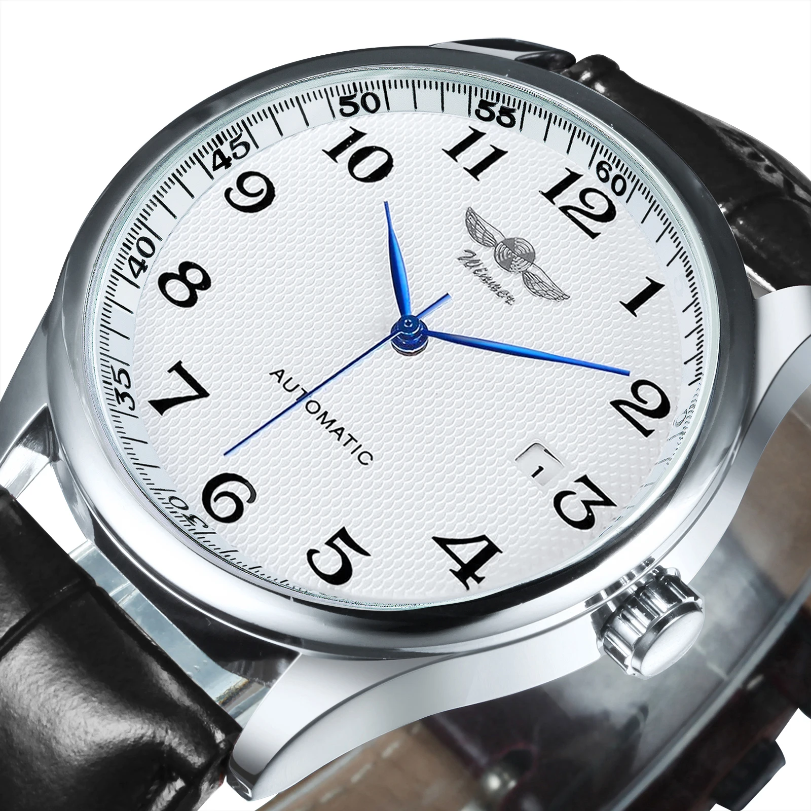 Winner-Classic-Business-Watch-for-Men-Retro-Calendar-Blue-Hands ...