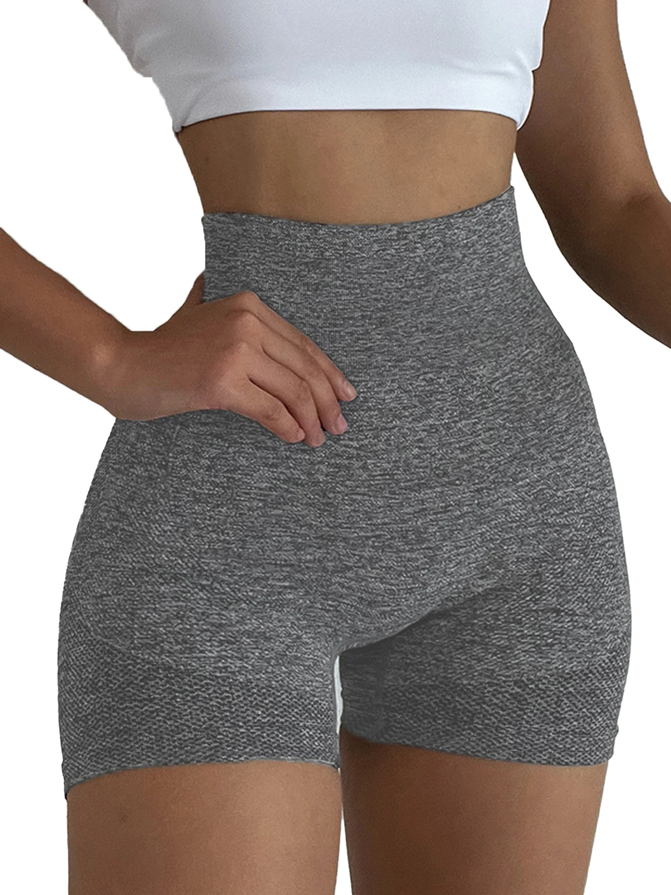 High-Waist-Push-Up-Workout-Yoga-Sports-Shorts-Elastic-Breathable-Lift ...
