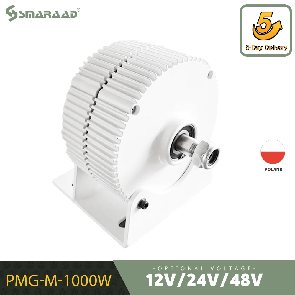 Poland Fast Delivery Generator SMARAAD 1000W Low Speed 12V 24V 48V ...