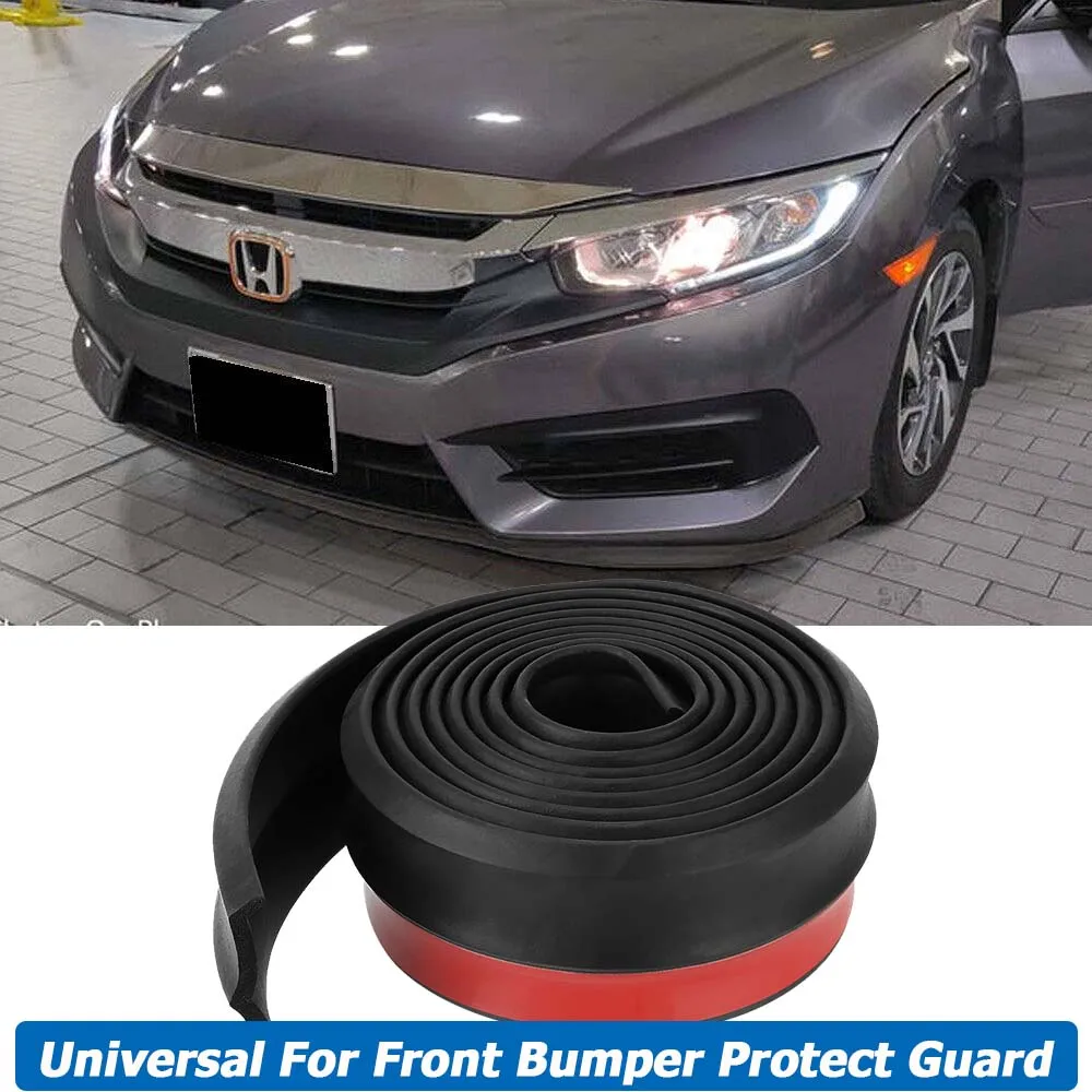 8FT-Front-Bumper-Guard-Spoiler-Side-Skirt-Anti-Scratch-Body-Kit-Guard ...