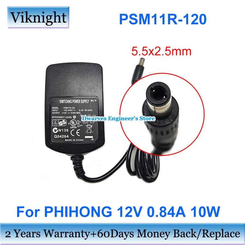 Genuine-For-Phihong-12V-0-84A-10W-AC-Adapter-PSM11R-120-PSW11R-120 ...