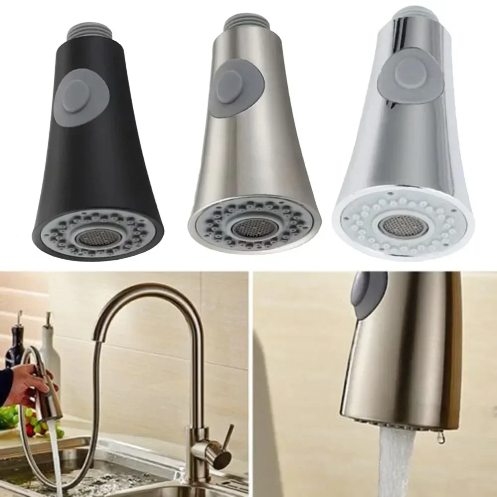 Pull Out Spout Kitchen Faucet Nozzle Adapter Kitchen Sink Pressure ...