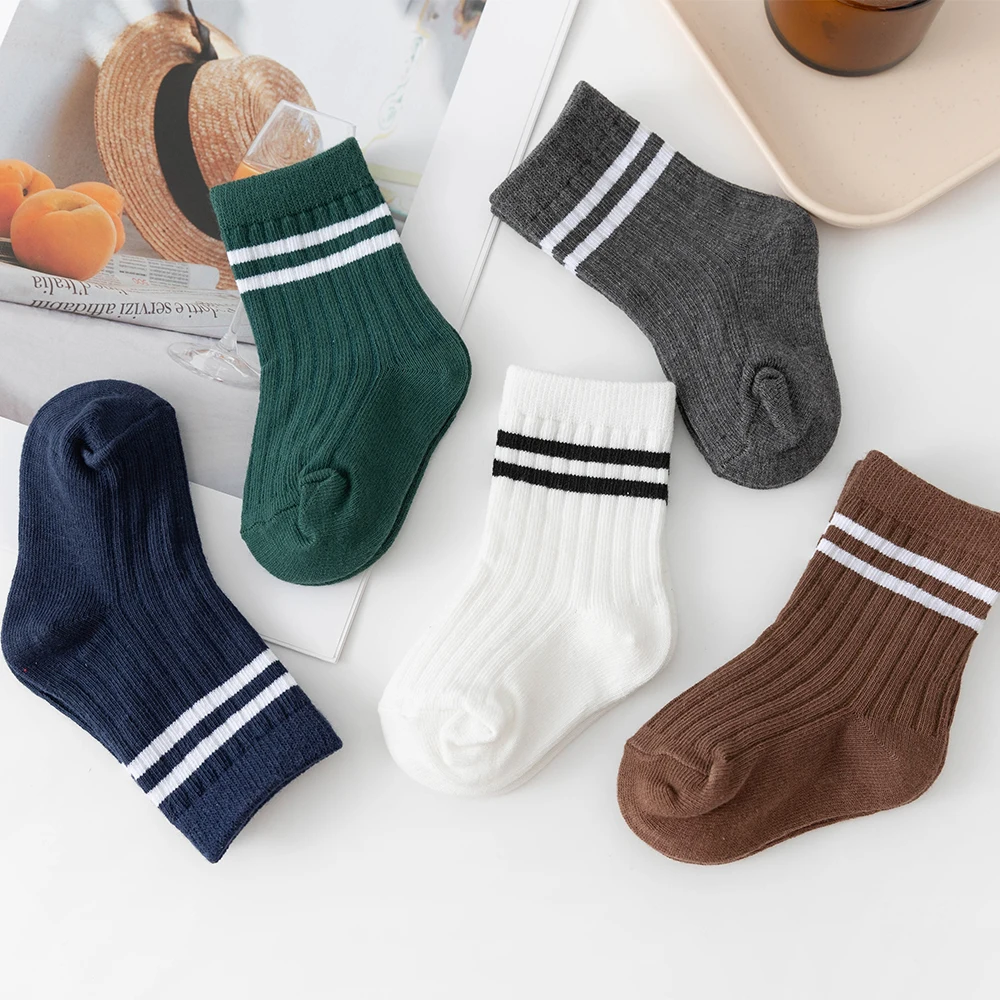 Baby-Boys-Crew-Socks-Autumn-Children-Boys-Striped-Thick-Cotton-Short ...