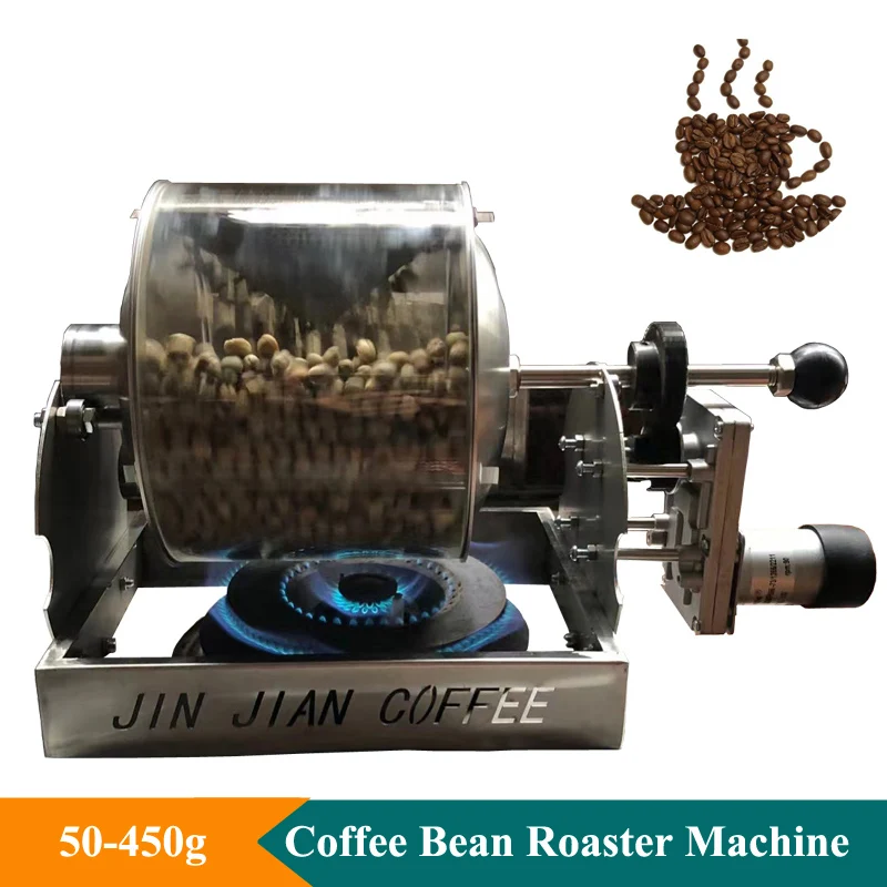 50-450g-Commercial-Coffee-Roasting-Machine-Stainless-Steel-Coffee-Bean ...