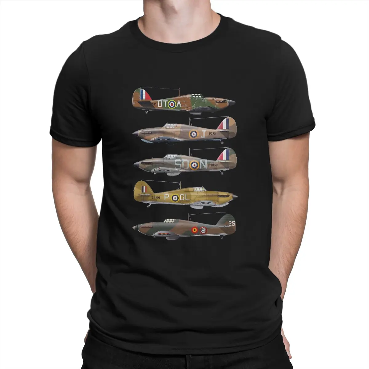 Hawker-Hurricane-is-a-British-WW2-Fighter-Aircraft-T-Shirts-Vintage-T ...
