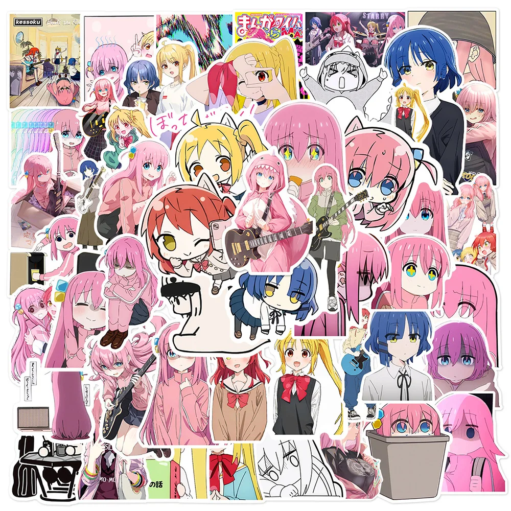 10-30-50pcs-BOCCHI-THE-ROCK-Stickers-Anime-Cute-Girl-Gotoh-Hitori ...