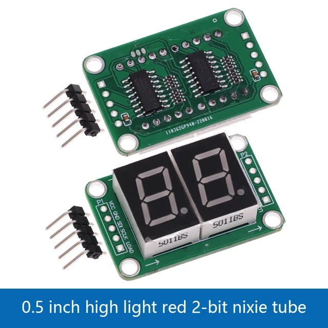 0.5 Inch 2 3 Digit 4 Segment LED Digital Tube Module 5-Pin Digital ...