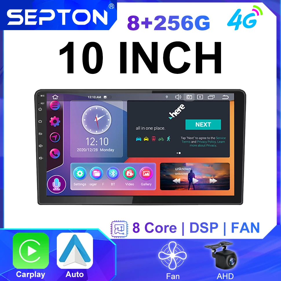 SEPTON-Android-12-Car-Radio-CarPlay-Autoradio-2Din-10-Universal ...